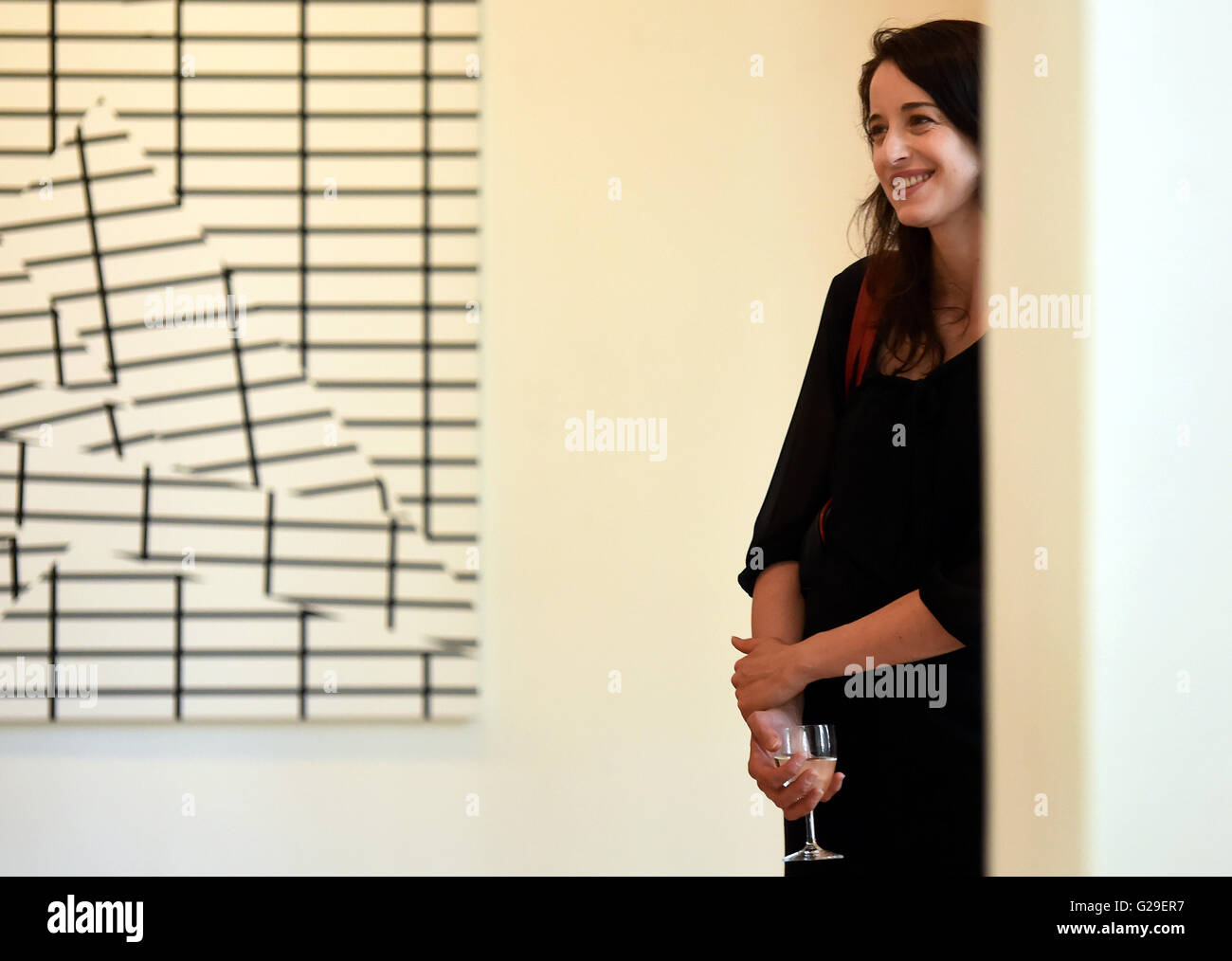 Exhibition of works by Austrian artist of Italian origin Esther Stocker ...