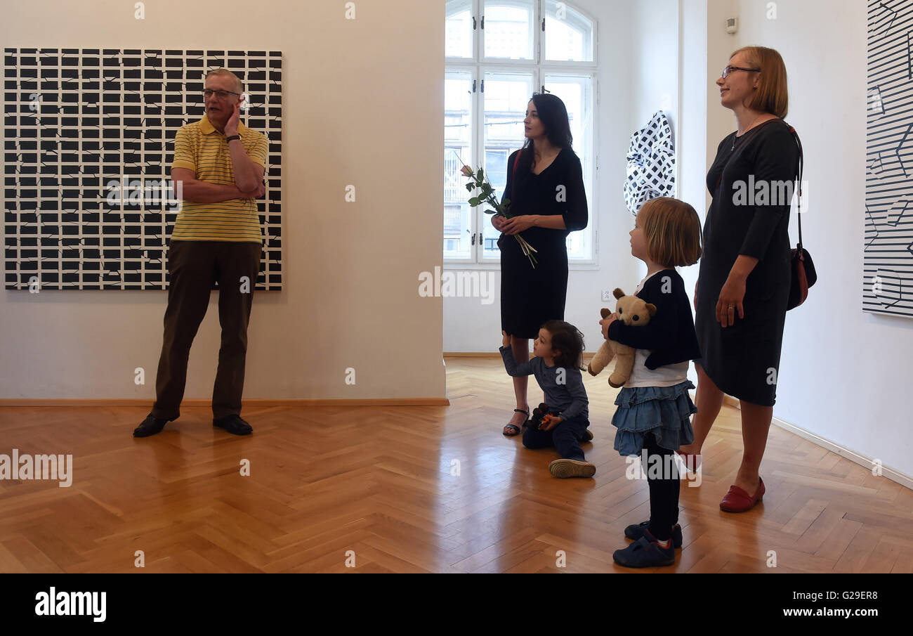 Exhibition of works by Austrian artist of Italian origin Esther Stocker ...