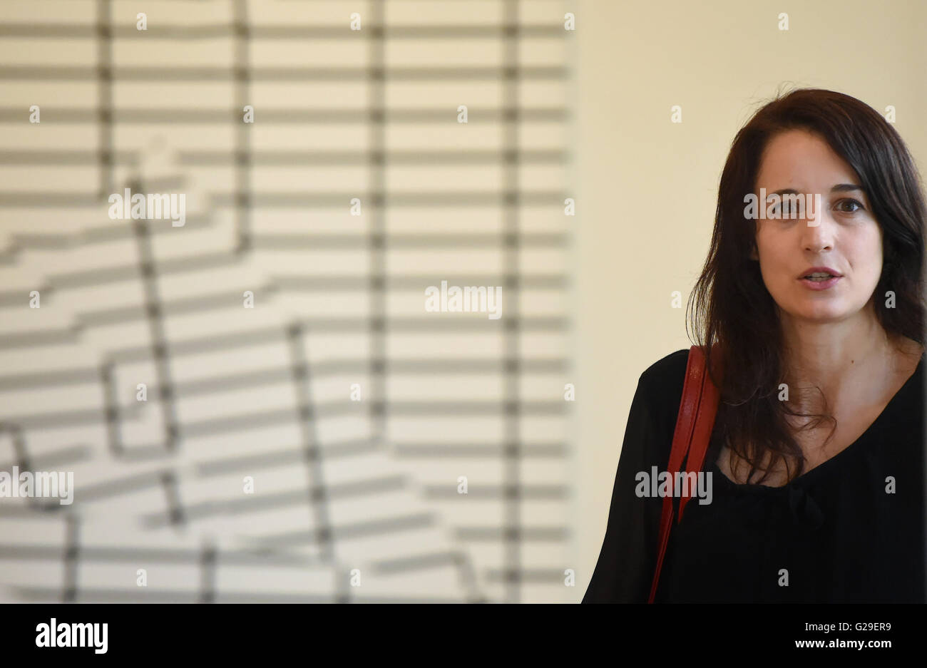 Exhibition of works by Austrian artist of Italian origin Esther Stocker ...