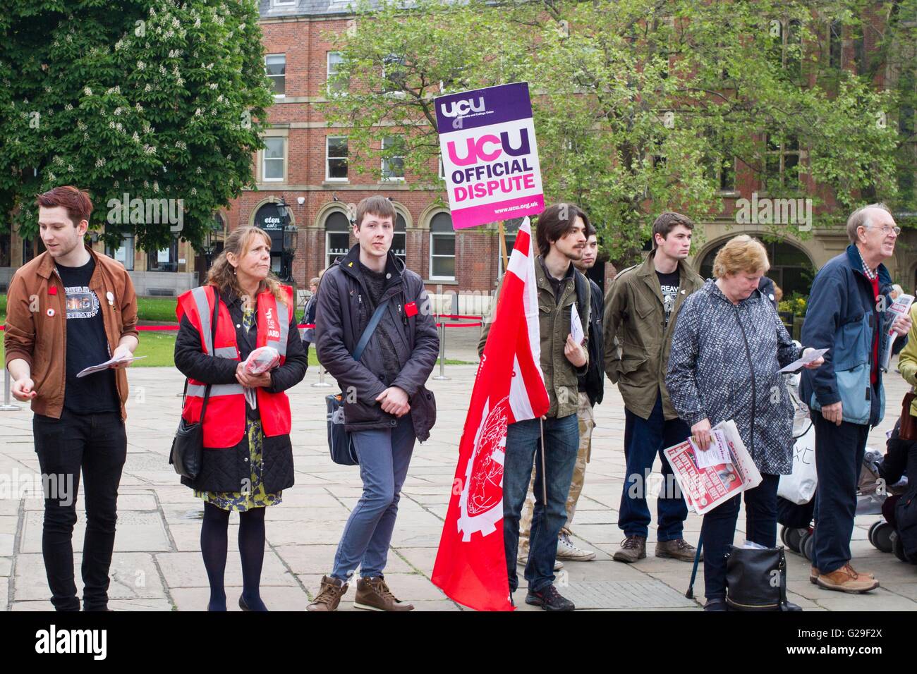 University and College Union (UCU) in Sheffield took strike action due ...