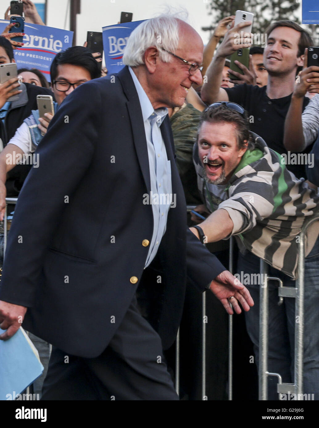Los Angeles, California, USA. 26th May, 2016. Democratic presidential ...