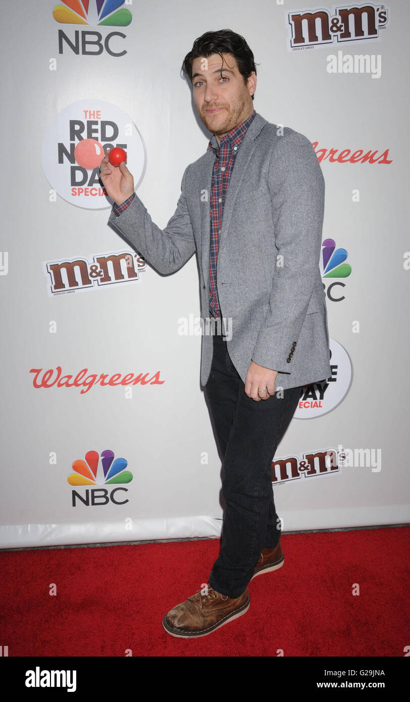 Los Angeles, California, USA. Actor ADAM PALLY at the ''Red Nose Day ...