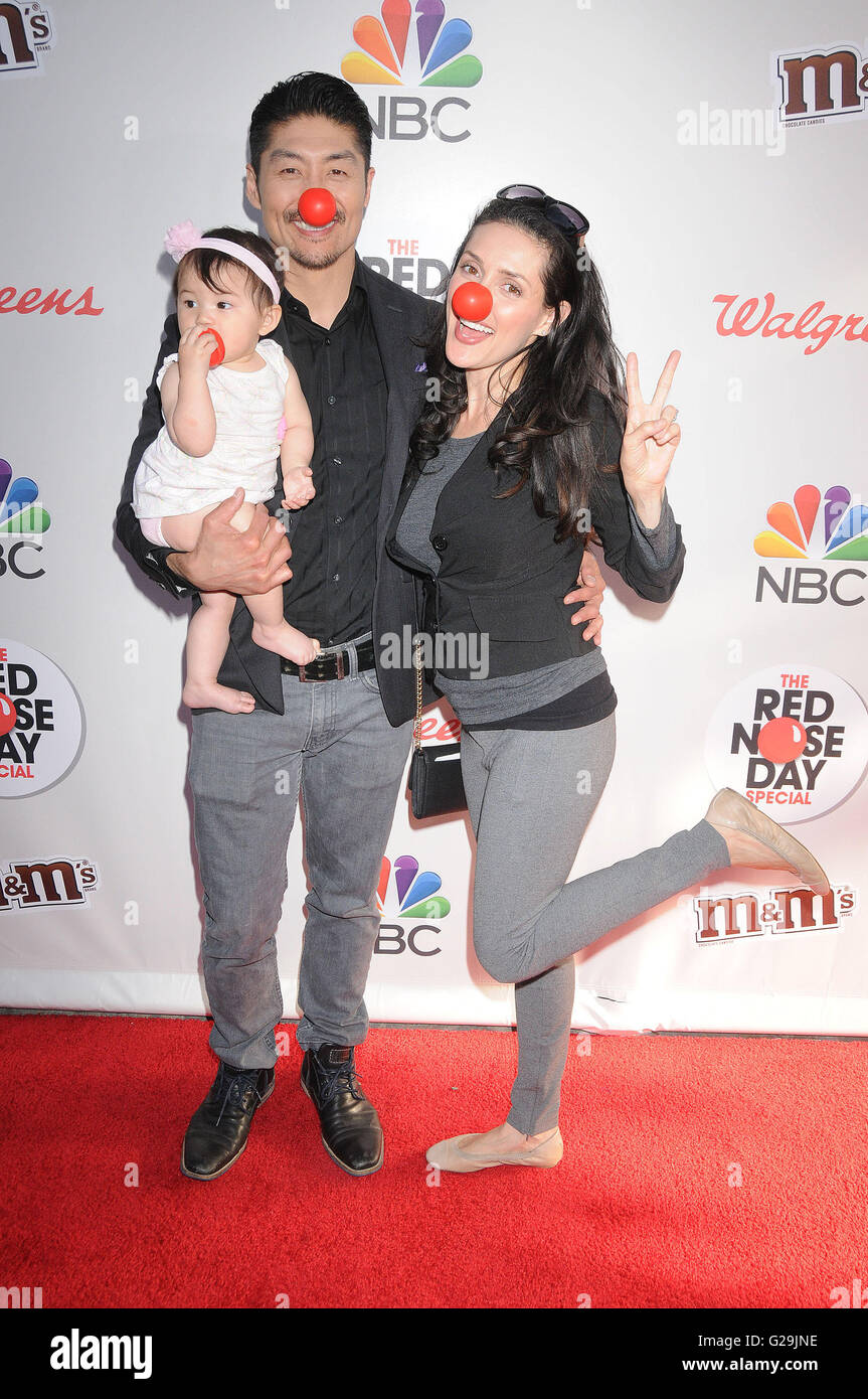 Los Angeles, California, USA. Actor BRIAN TEE at the ''Red Nose Day ...