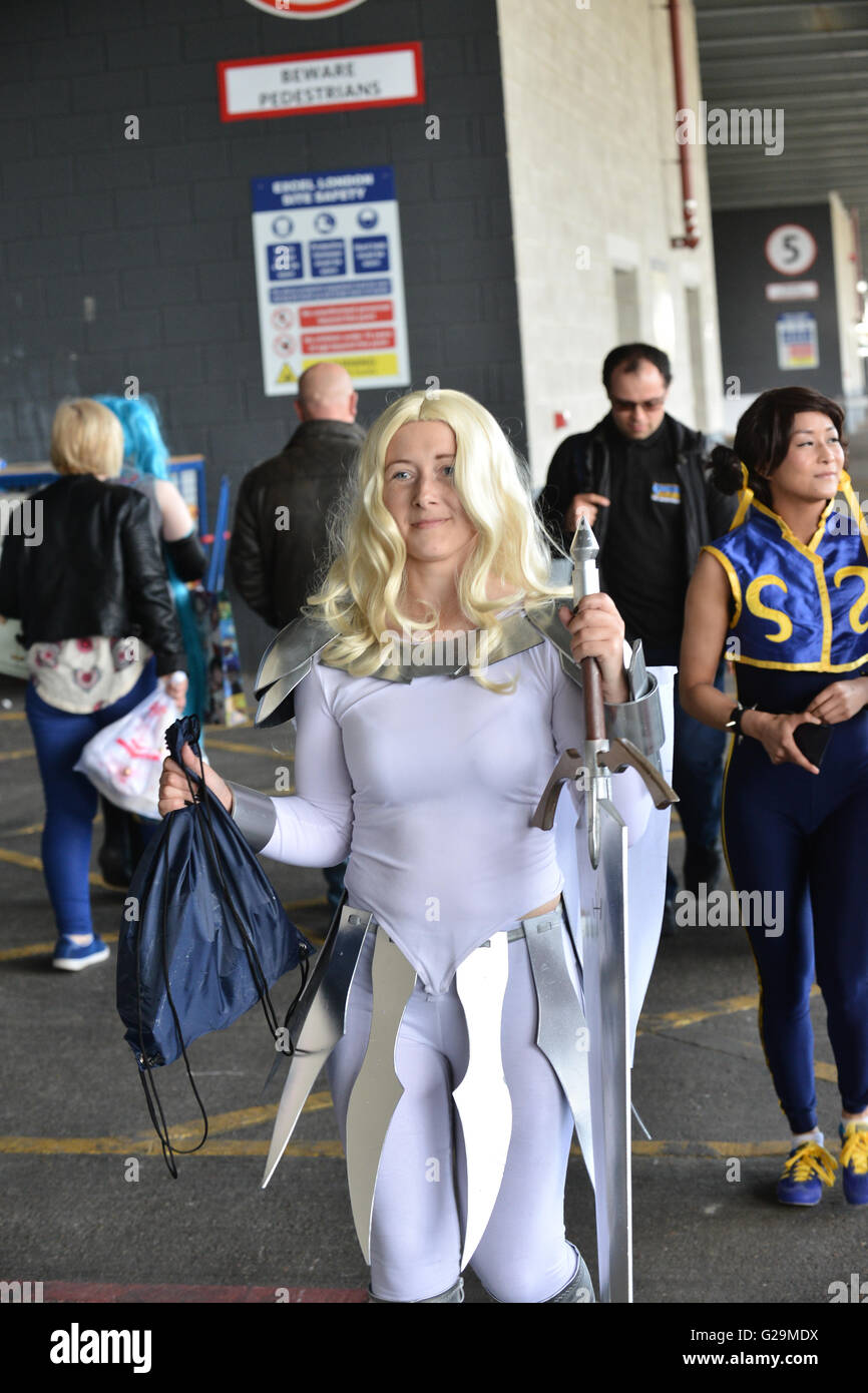 Excel, London, UK. 27th May 2016. Cosplay at the MCM Comic Con at the ...