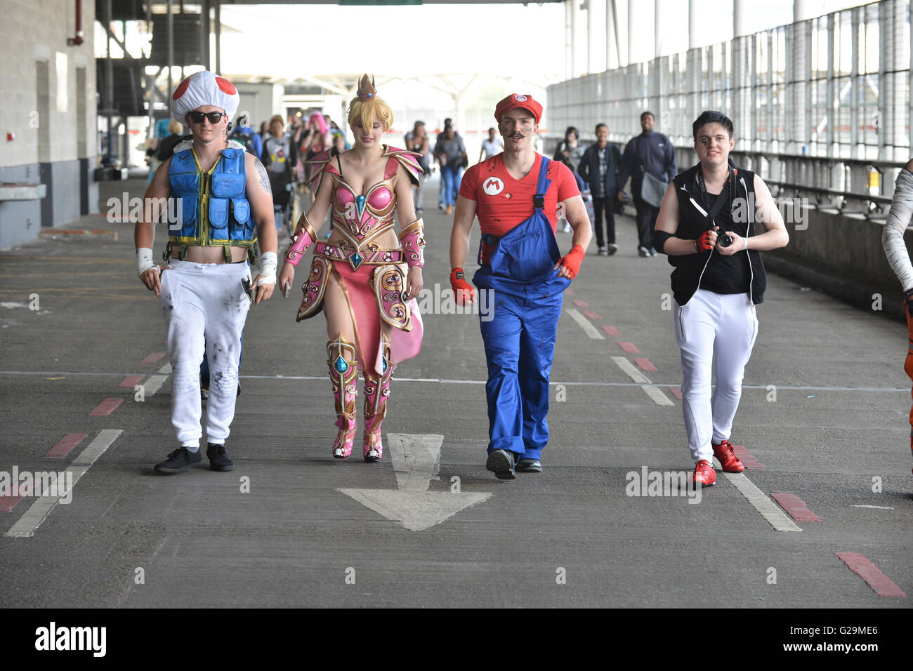 Excel, London, UK. 27th May 2016. Cosplay at the MCM Comic Con at the ...