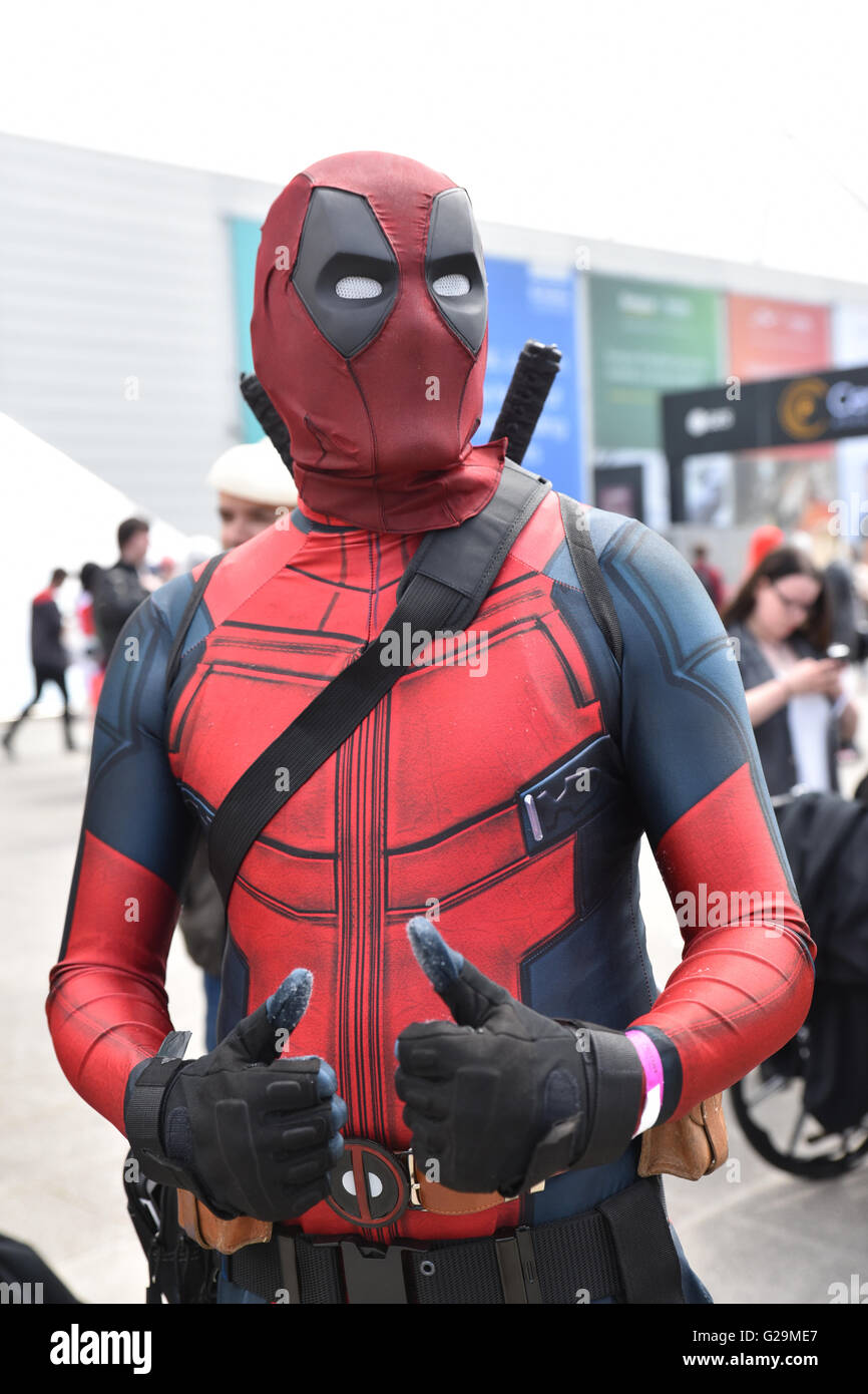 Excel, London, UK. 27th May 2016. Cosplay at the MCM Comic Con at the ...