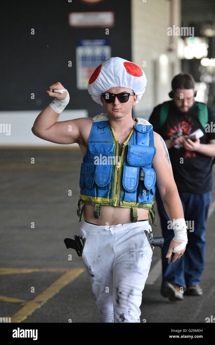 Excel, London, UK. 27th May 2016. Cosplay at the MCM Comic Con at the ...
