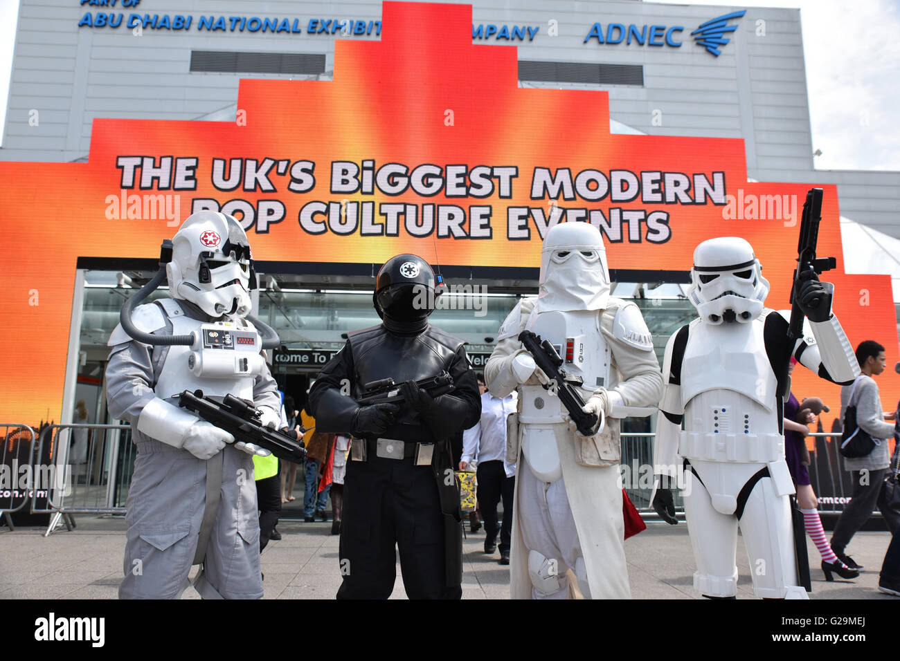 Excel, London, UK. 27th May 2016. Cosplay at the MCM Comic Con at the ...