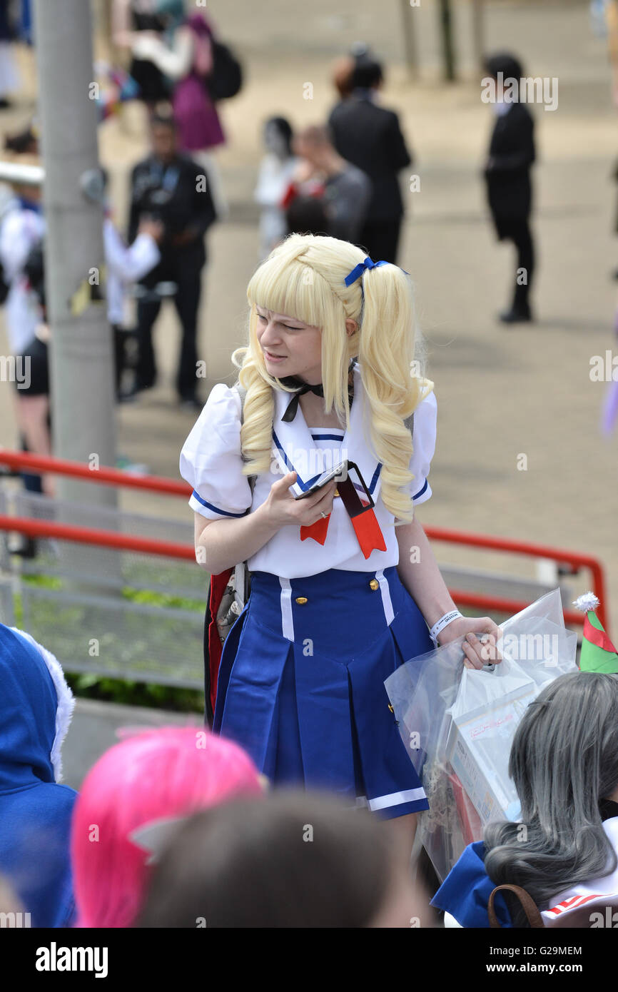 Excel, London, UK. 27th May 2016. Cosplay at the MCM Comic Con at the ...
