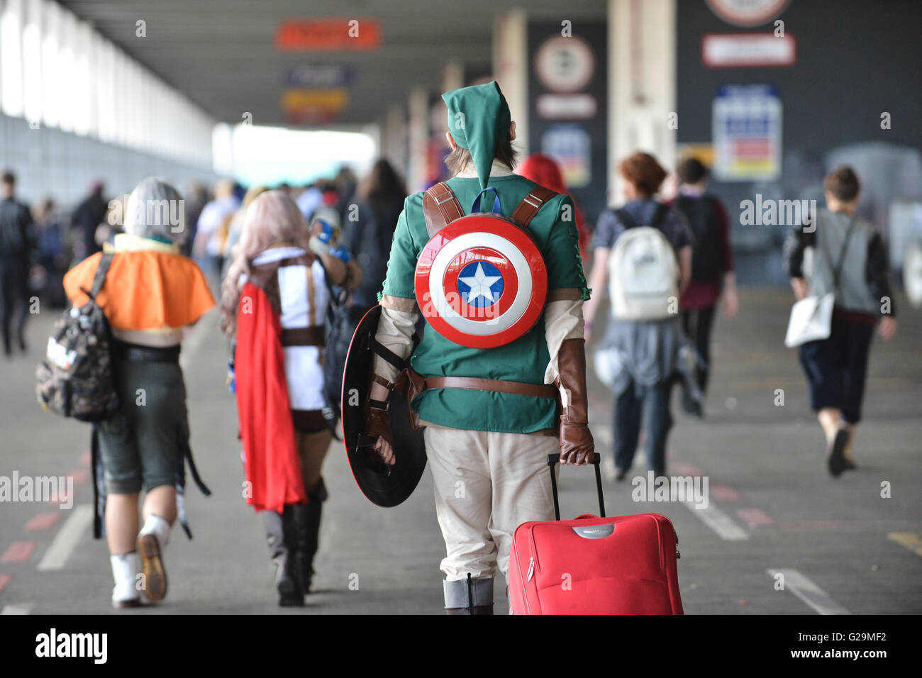 Excel, London, UK. 27th May 2016. Cosplay at the MCM Comic Con at the ...