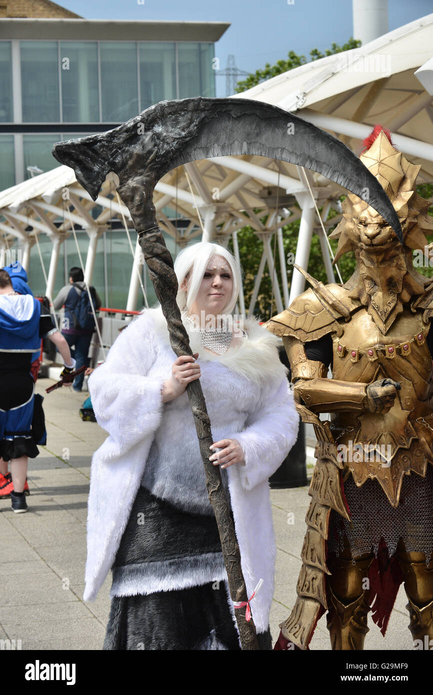 Excel, London, UK. 27th May 2016. Cosplay at the MCM Comic Con at the ...
