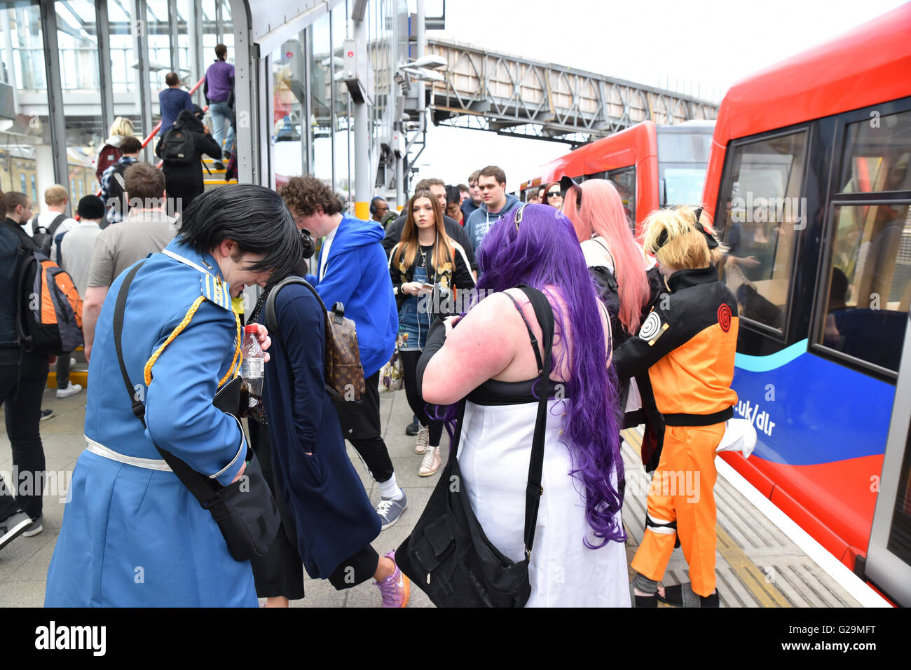 Excel, London, UK. 27th May 2016. Cosplay at the MCM Comic Con at the ...