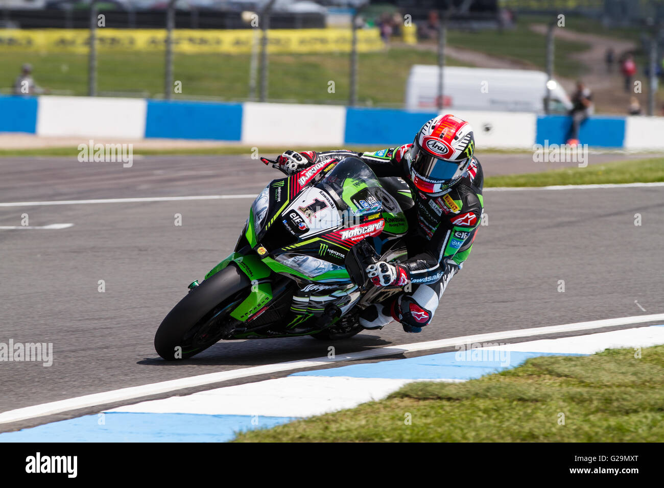 Donington Park, UK. 27th May, 2016. #1 Jonathan Rea - Team KAWASAKI ...