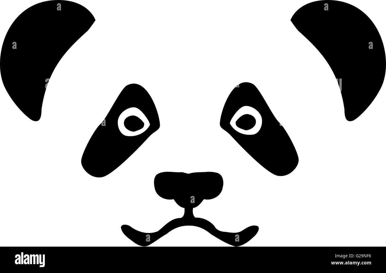 Panda head Cut Out Stock Images & Pictures - Alamy