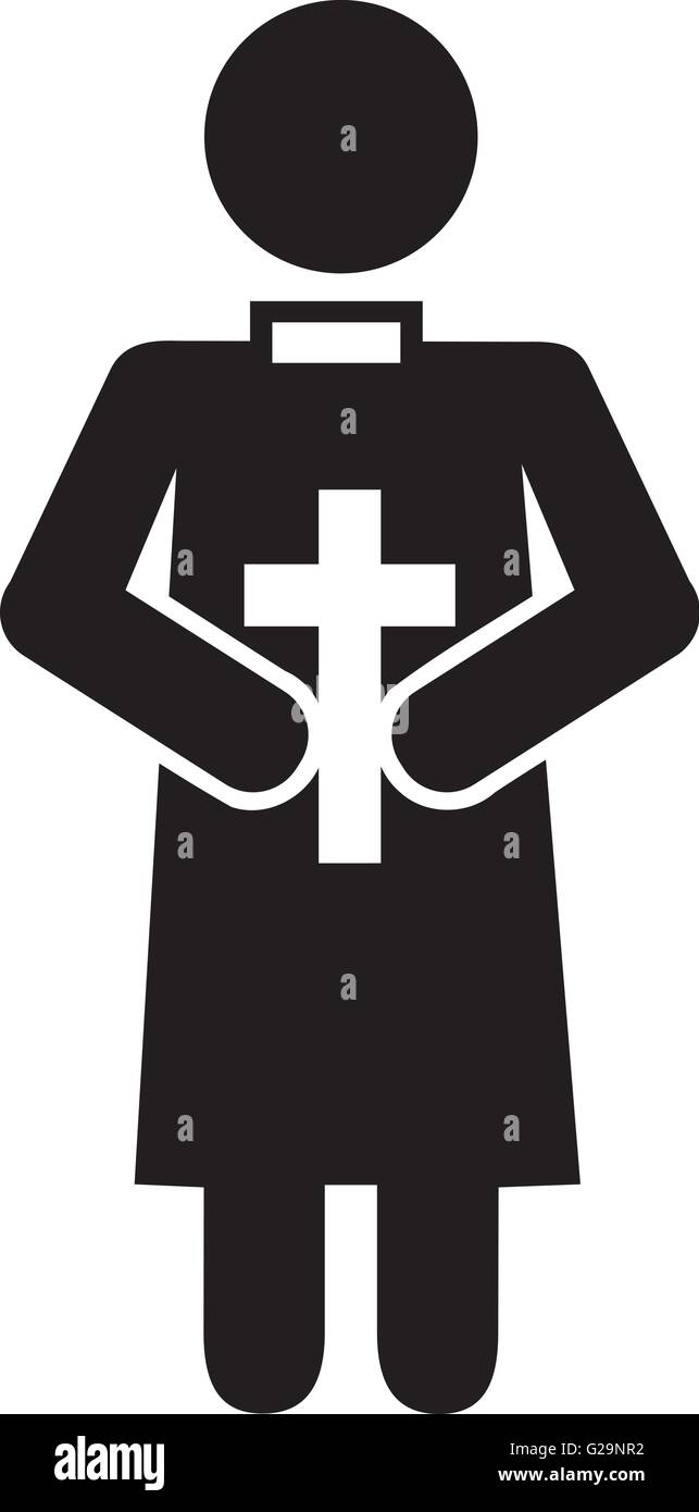 Clergyman vector vectors hi-res stock photography and images - Alamy
