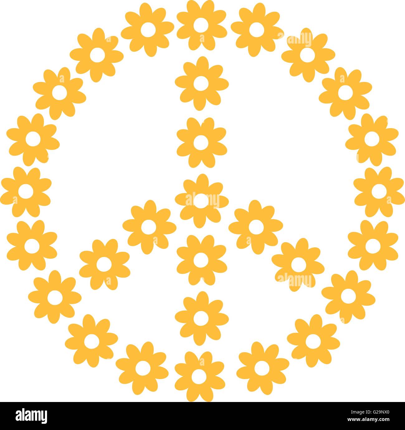 Hippie piece sign Stock Vector Image & Art - Alamy