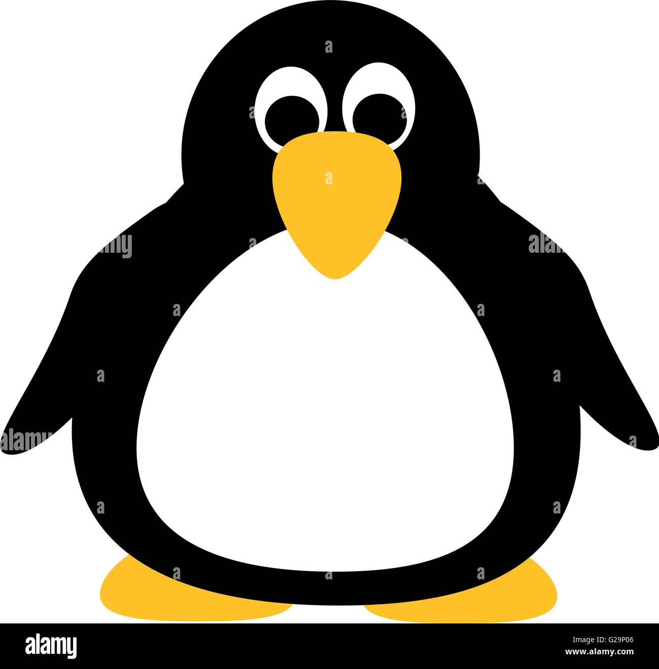 Fat cartoon Penguin Stock Vector Image & Art - Alamy