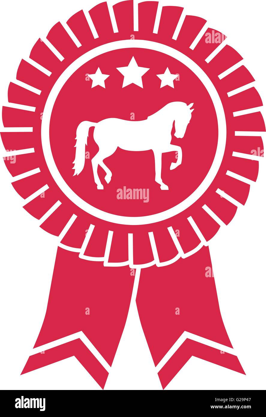 Animal With Rosette Stock Vector Images - Alamy