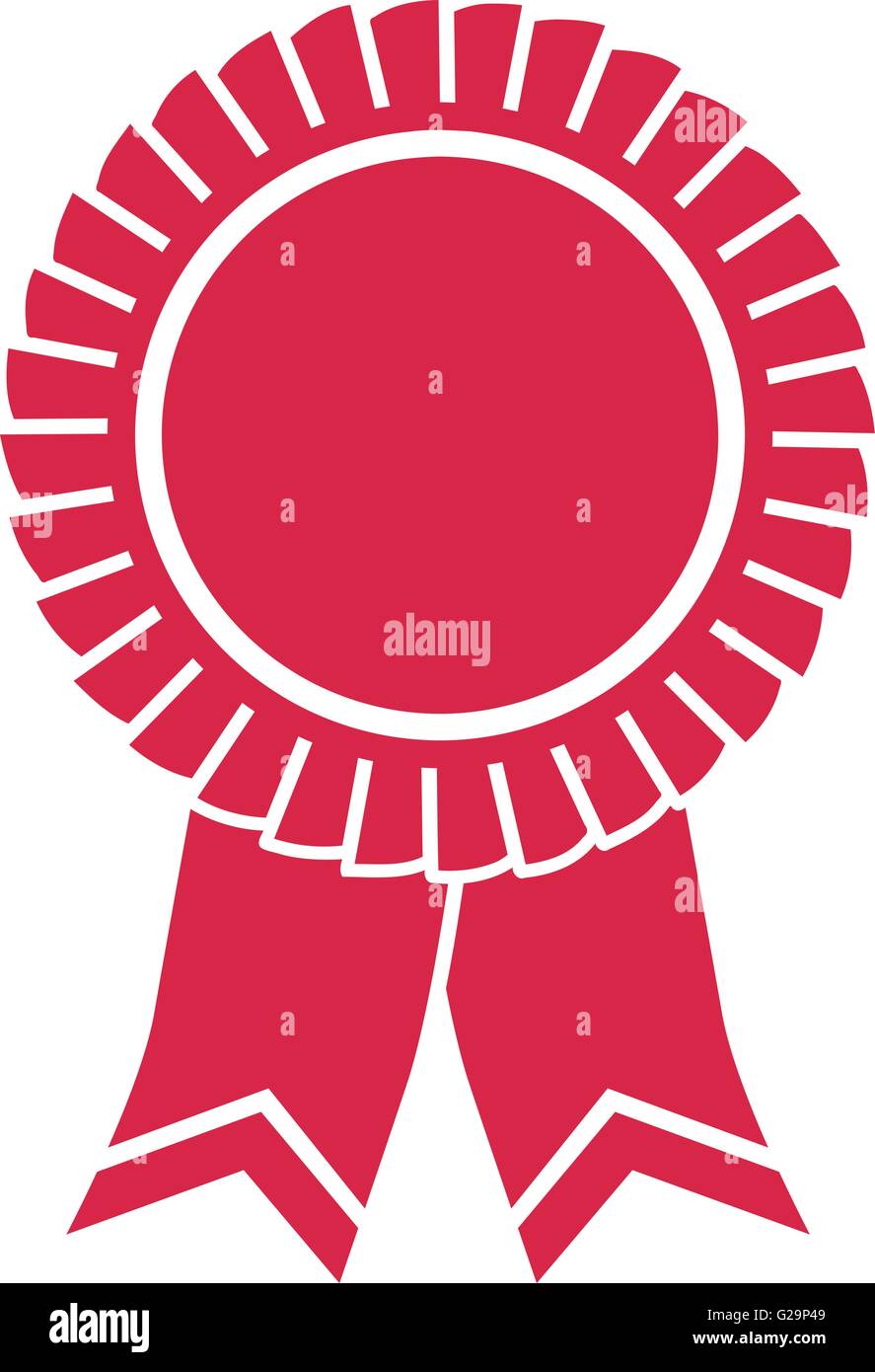 Red horse rosette ribbons Stock Vector Image & Art - Alamy