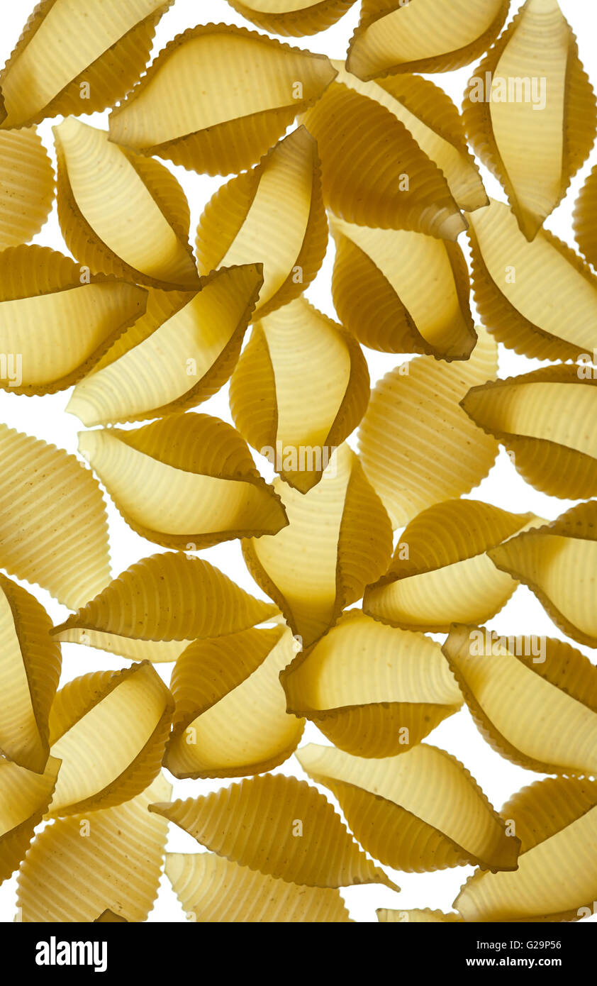 Uncooked conchiglie pasta on hi-res stock photography and images - Alamy