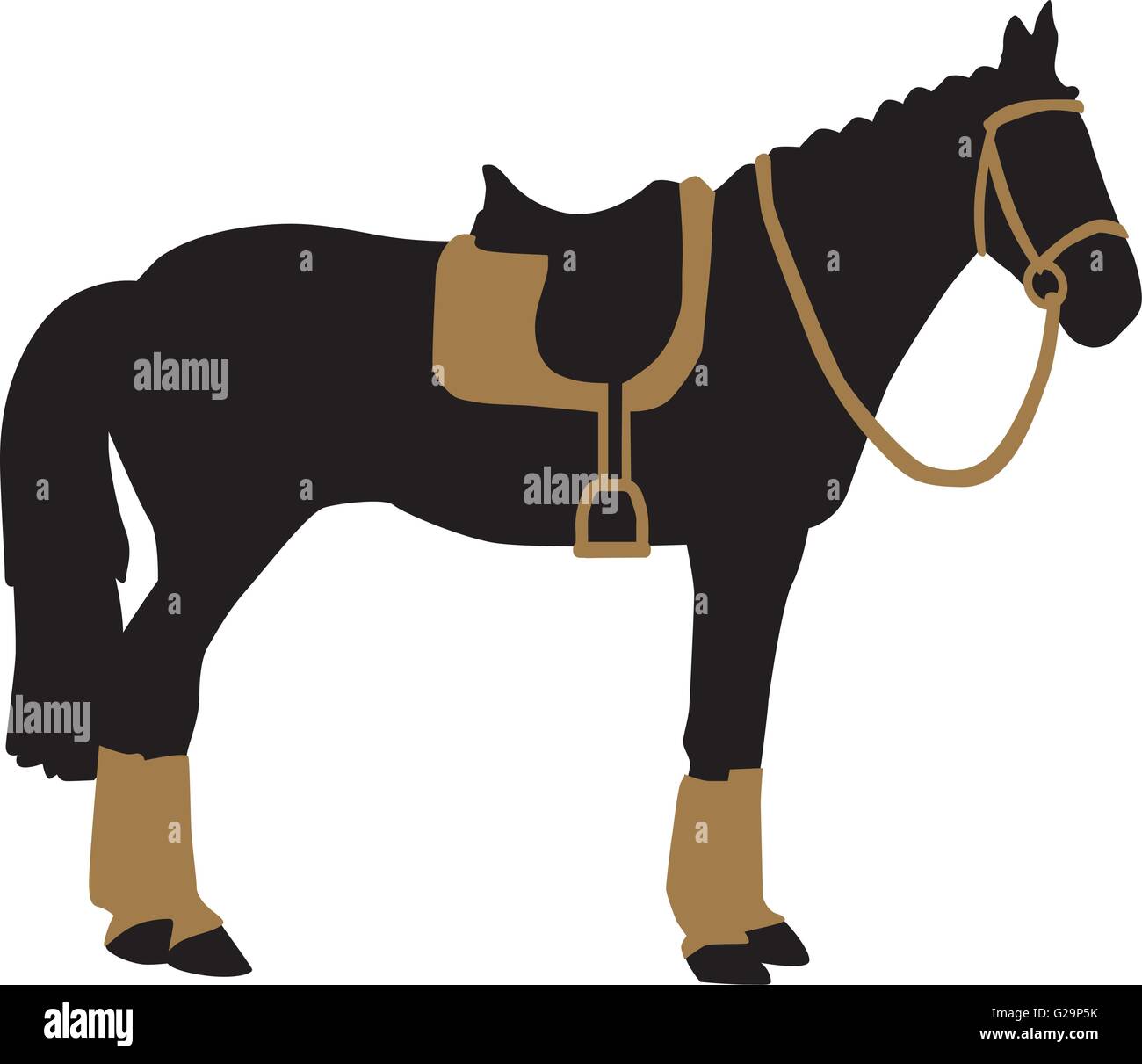 Pferd logo Stock Vector Images - Alamy