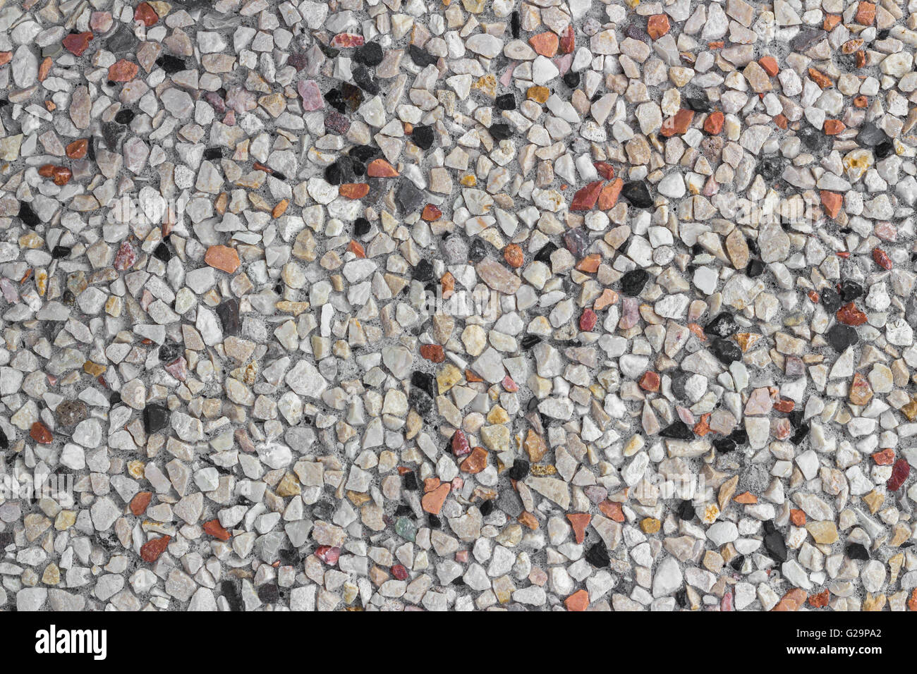Pebbles concrete stone background hi-res stock photography and images ...