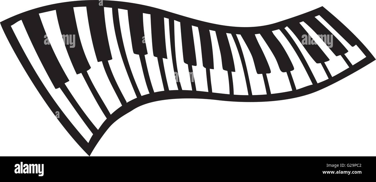 Swinging piano keys Stock Vector Image & Art - Alamy