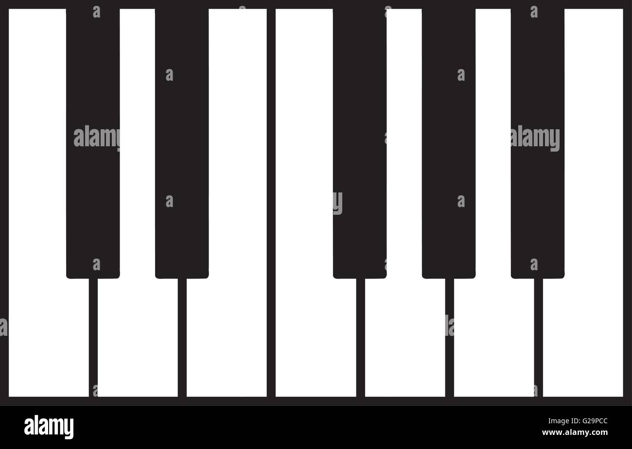 Piano keys set Stock Vector Image & Art - Alamy
