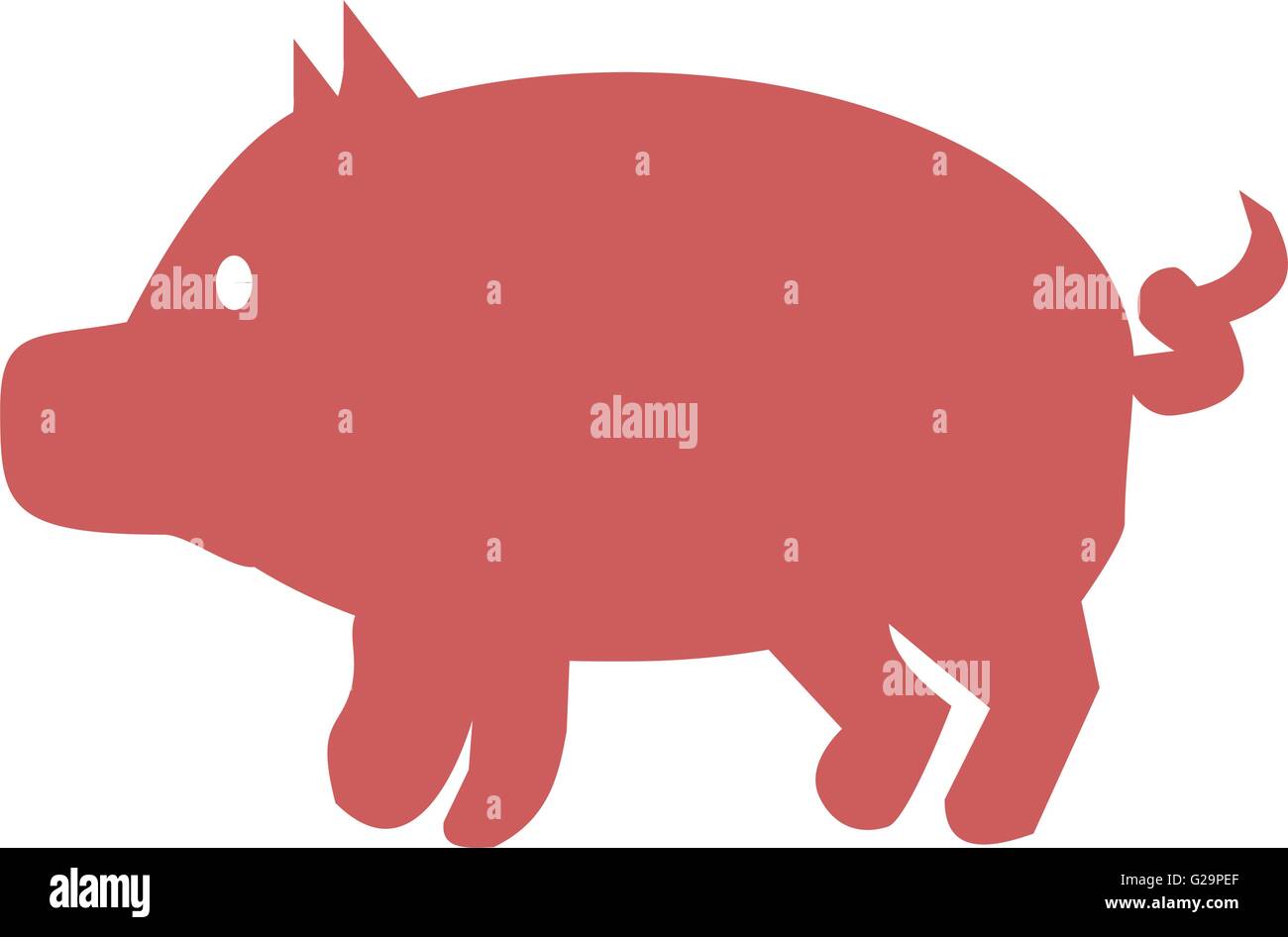 Pig icon hi-res stock photography and images - Alamy