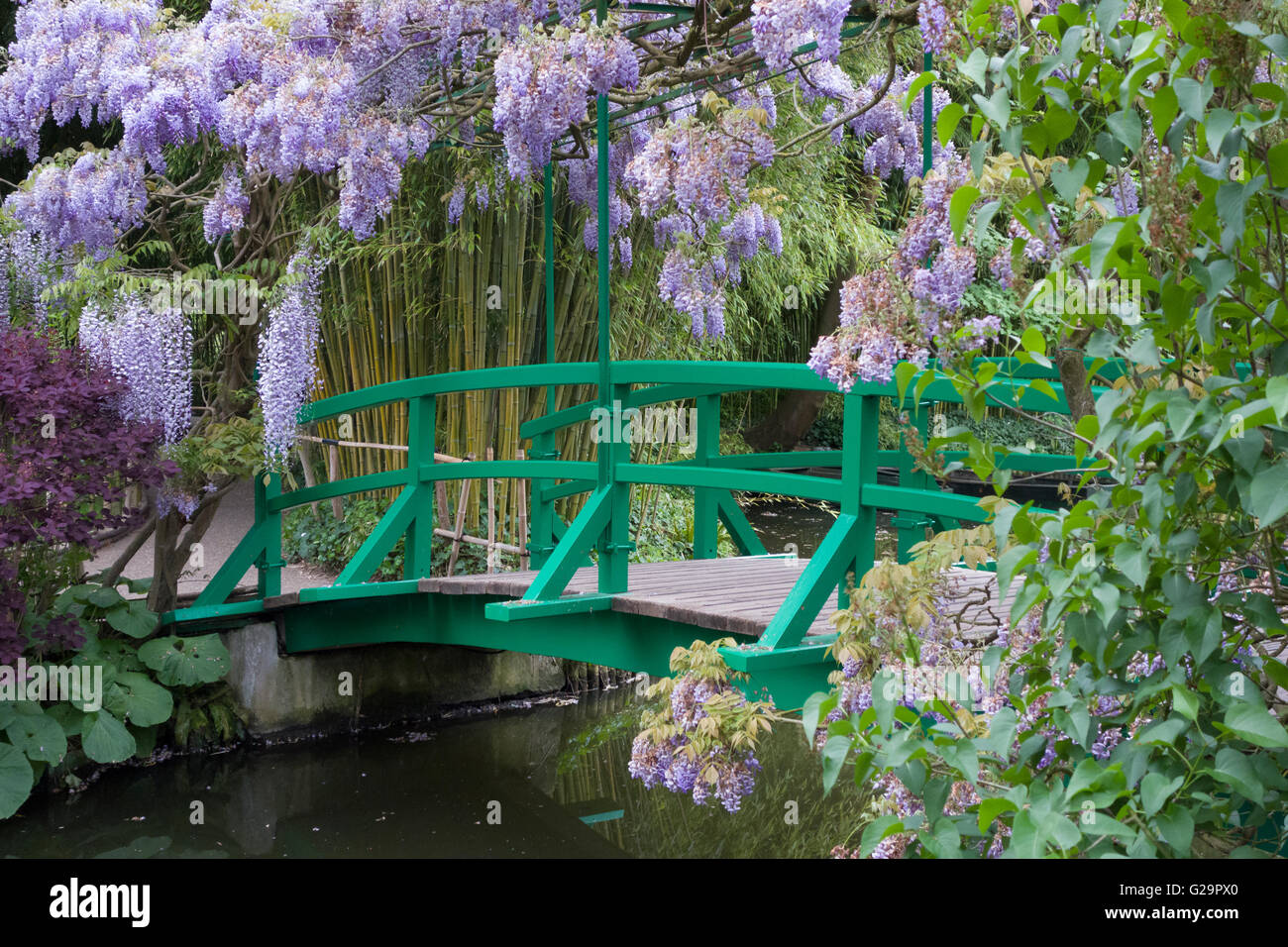 Monet's garden at Giverny, Normandy, France Stock Photo - Alamy