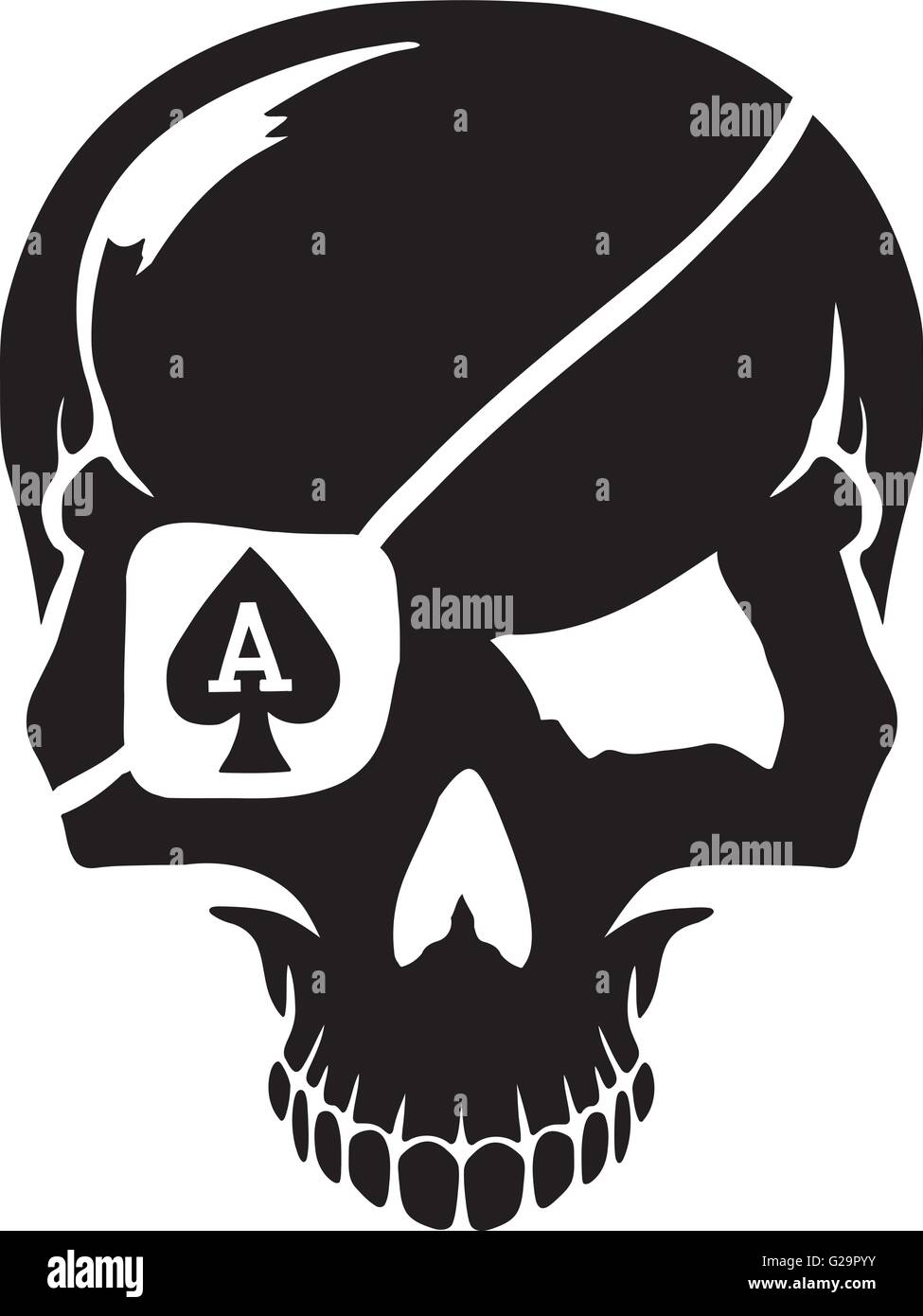 Ace Of Spades Skull Drawing