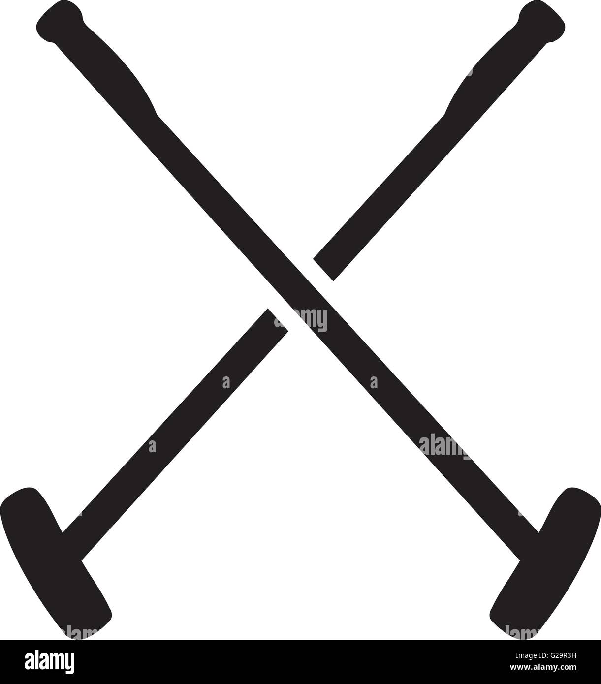 Polo Mallets Icons Stock Vector Image & Art - Alamy