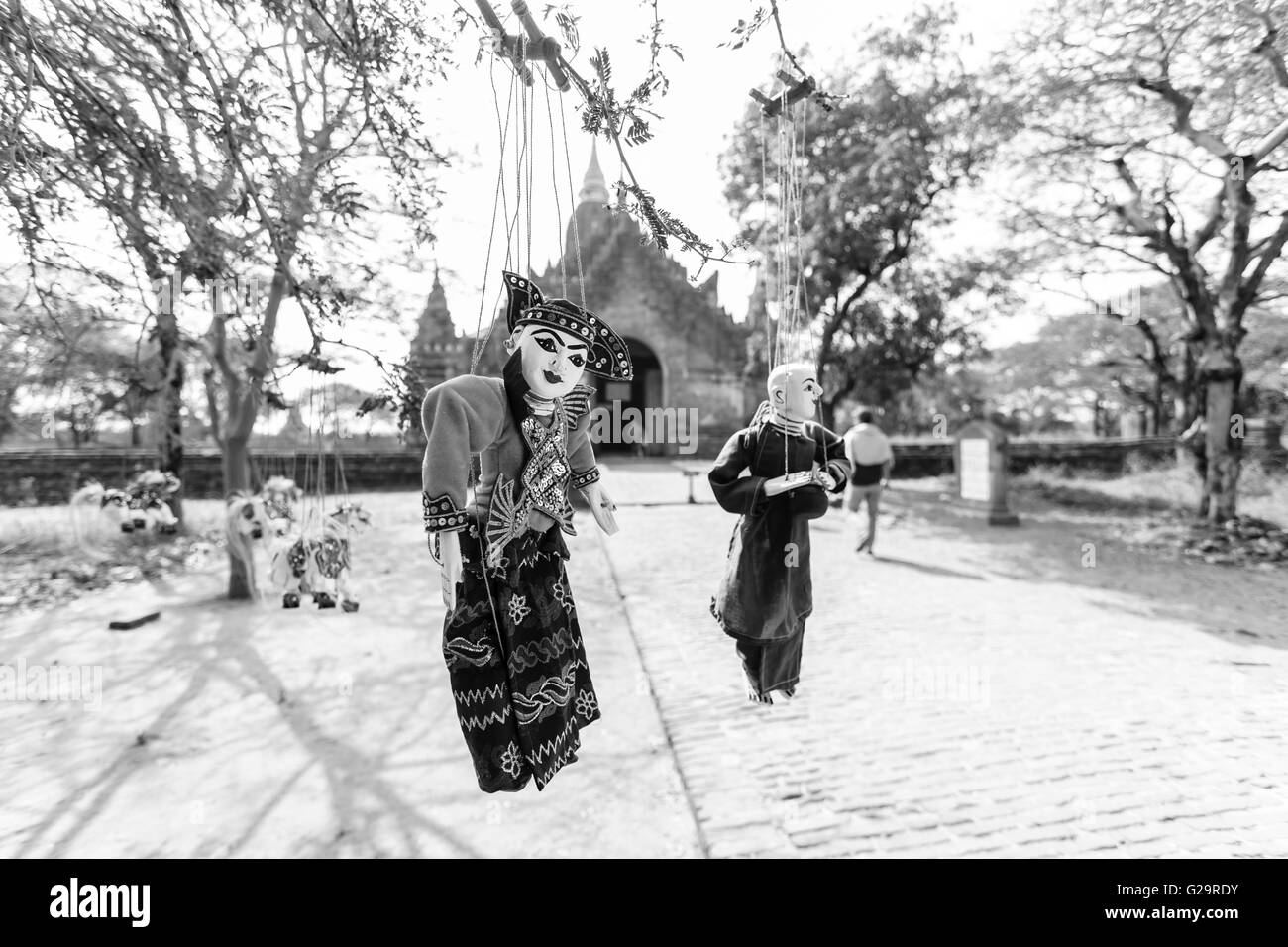 Toy puppet Black and White Stock Photos & Images - Alamy