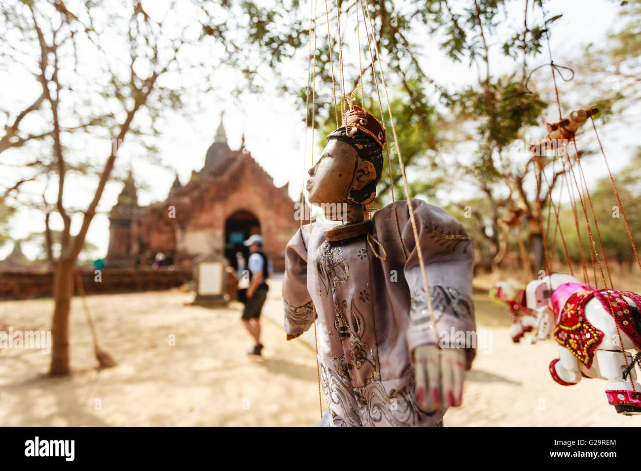 Burma puppet at Bagan old town Stock Photo - Alamy