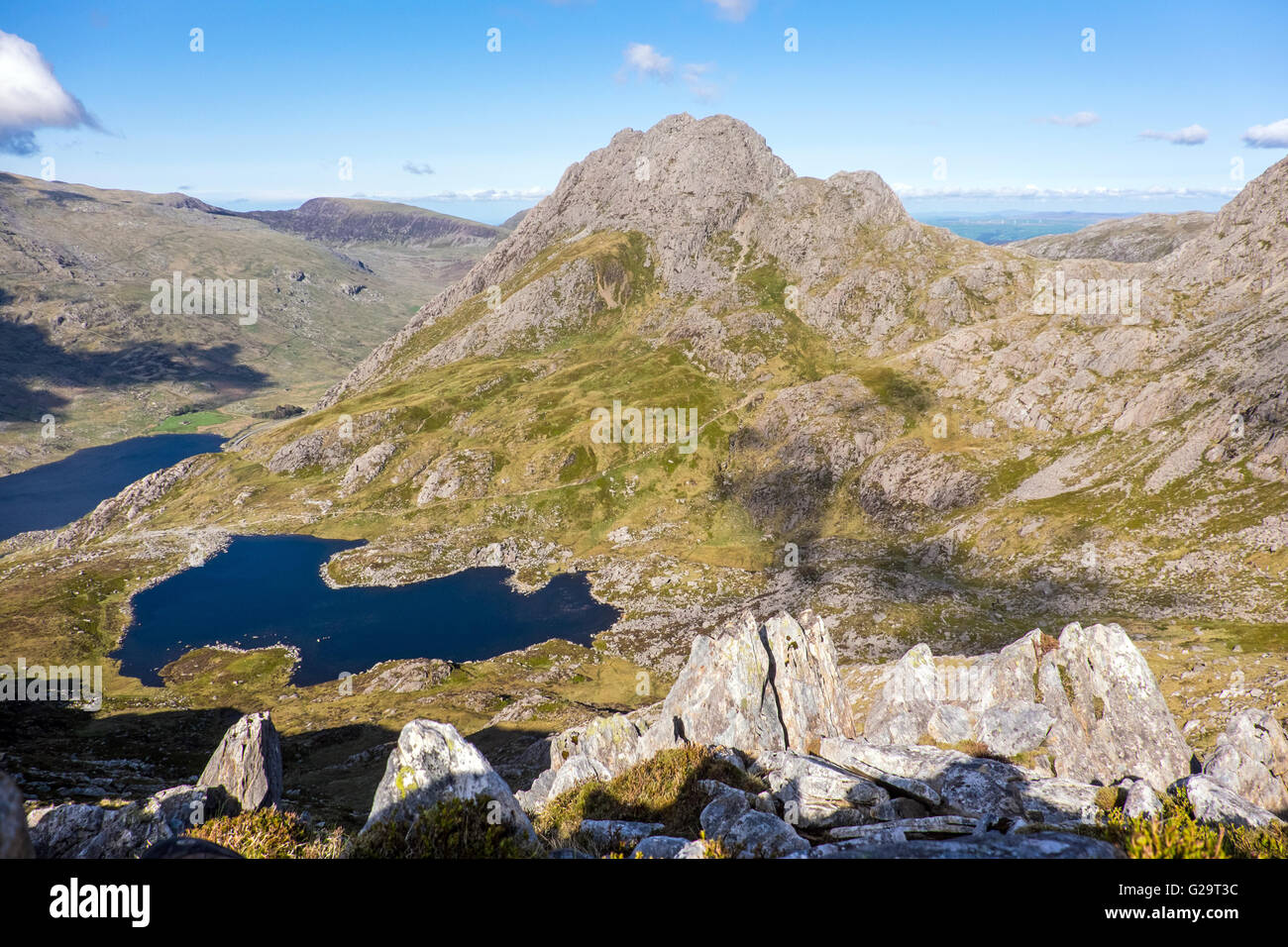 Tryfan mountain in Snowdonia,North Wales - a popular mountain for ...