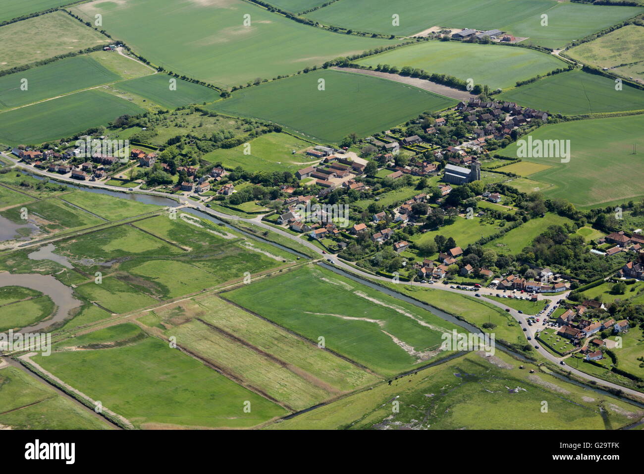 Aerial View of Salthouse Stock Photo - Alamy