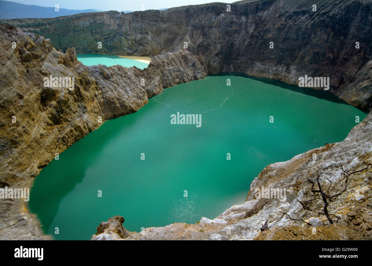 Flores Indonesia Moni Keli Mutu Crater Lakes Stock Photo - Alamy