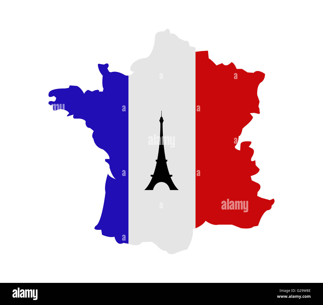 map of france Stock Photo - Alamy