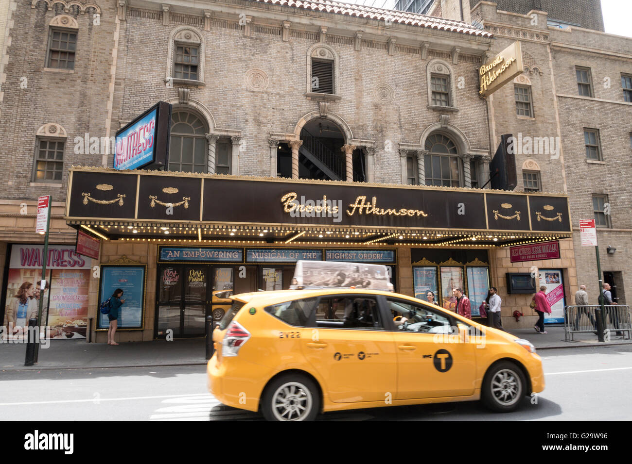 Theater Marquee in Times Square, NYC Stock Photo - Alamy