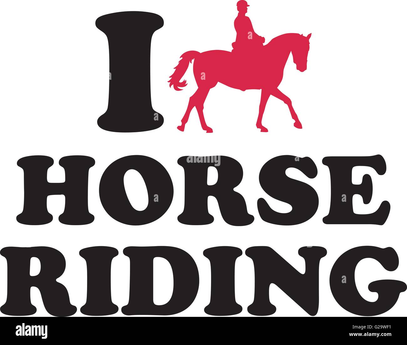 Love riding Stock Vector Images - Alamy