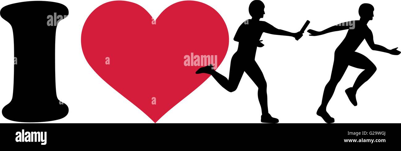 Relay silhouette hi-res stock photography and images - Alamy