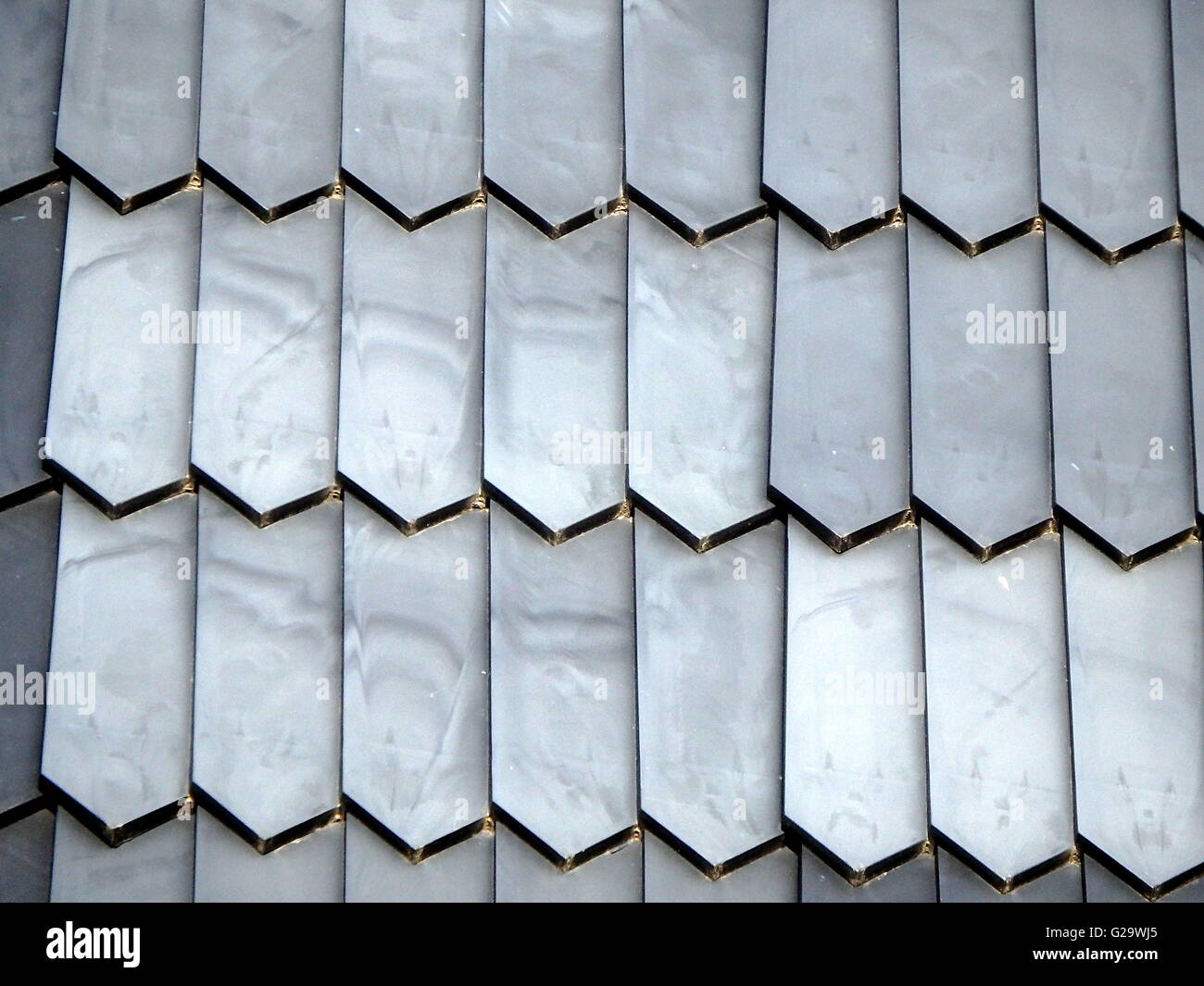 background of gray rectangular shingles on roof Stock Photo - Alamy