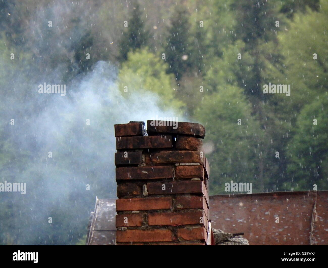 Smoke chimney cement hi-res stock photography and images - Alamy