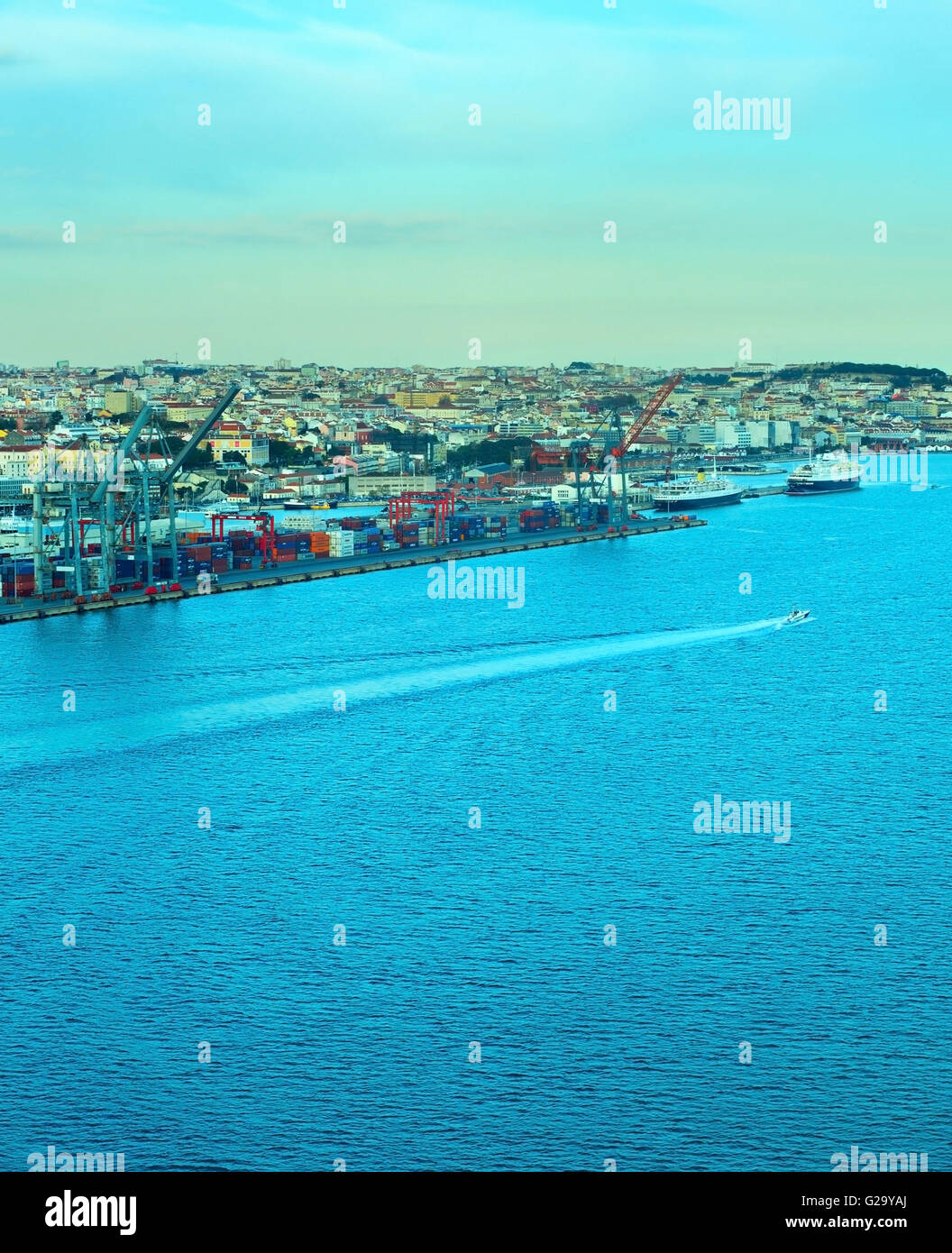 Cargo ship view from the bridge hi-res stock photography and images - Alamy