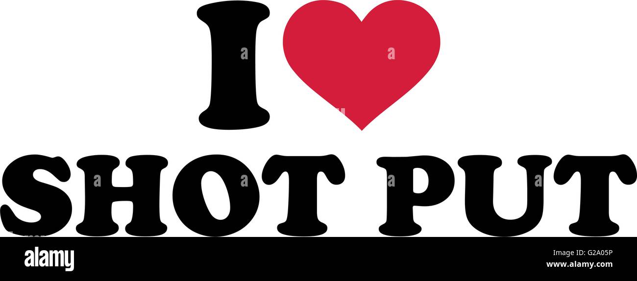 Shot put athletics Stock Vector Images - Alamy