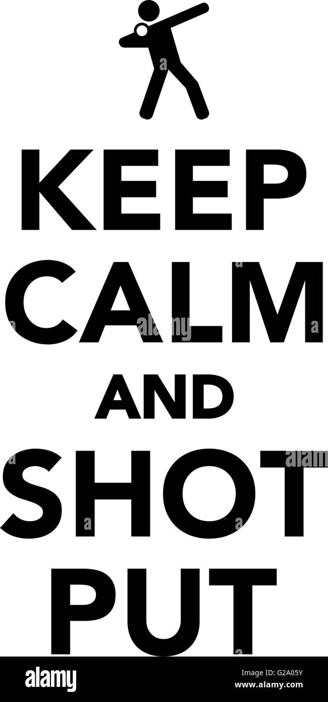 Shot put shotput Stock Vector Images - Alamy