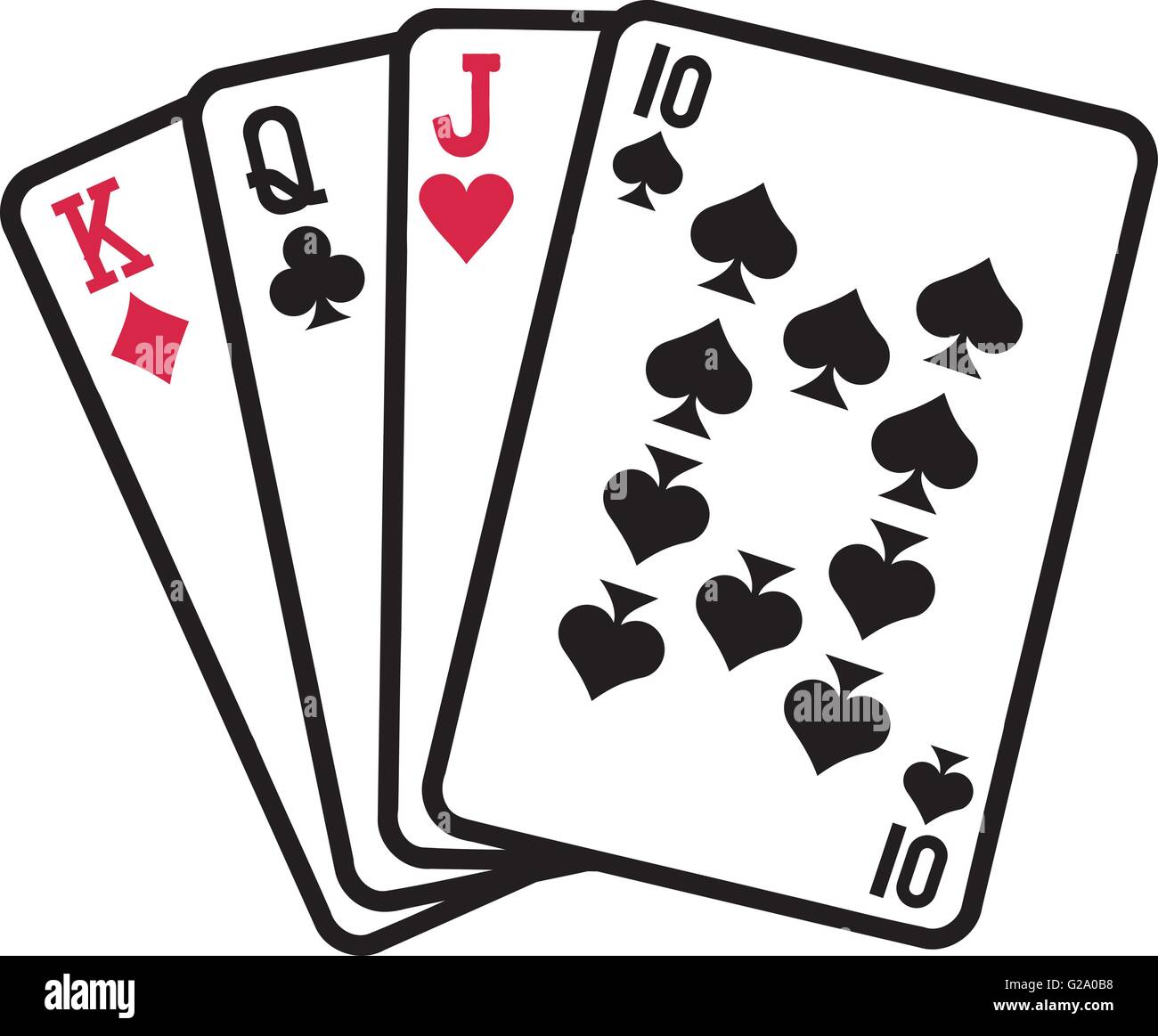 Skat cards Stock Vector Images - Alamy