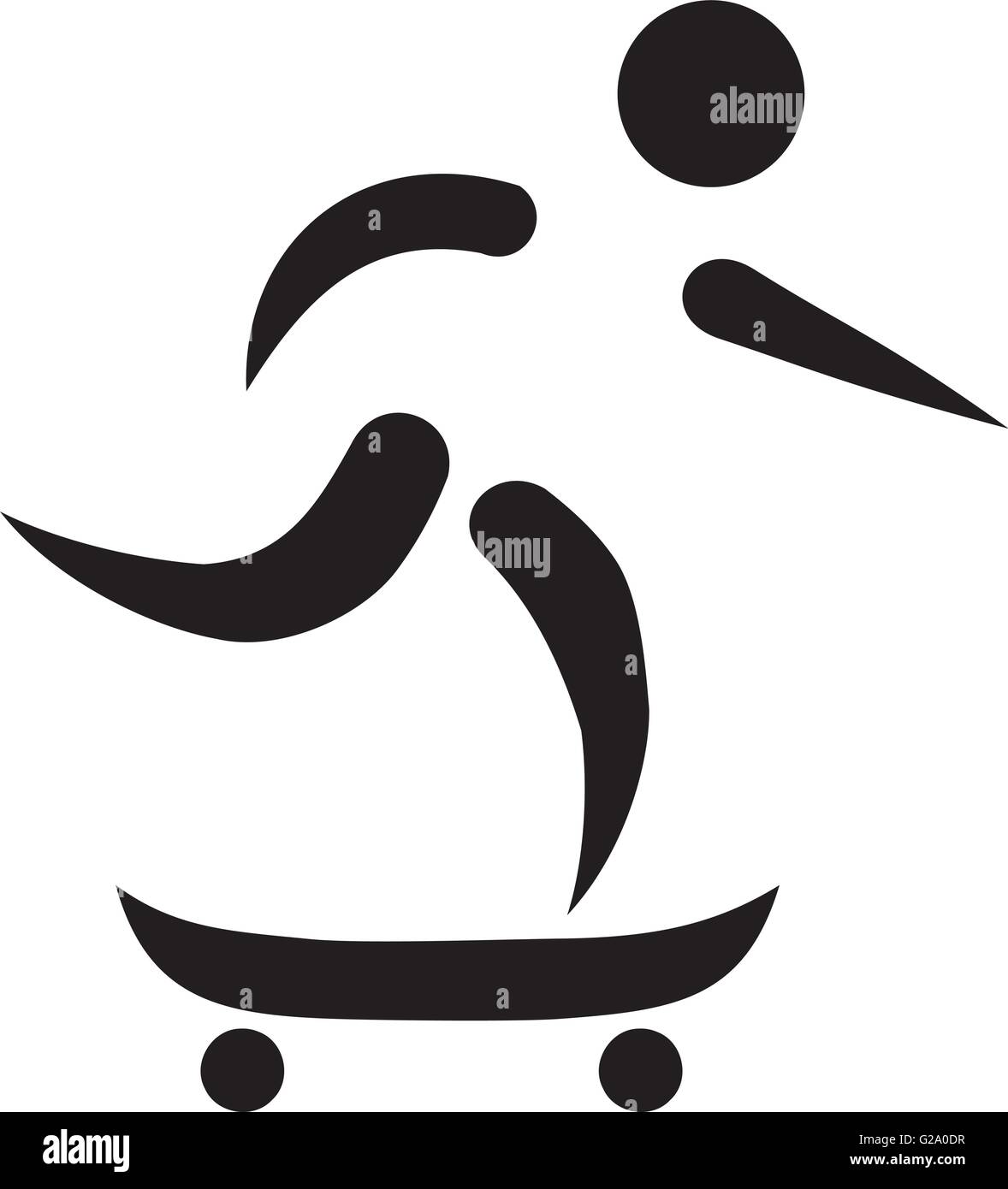 Skateboarder icon skating Stock Vector Image & Art - Alamy