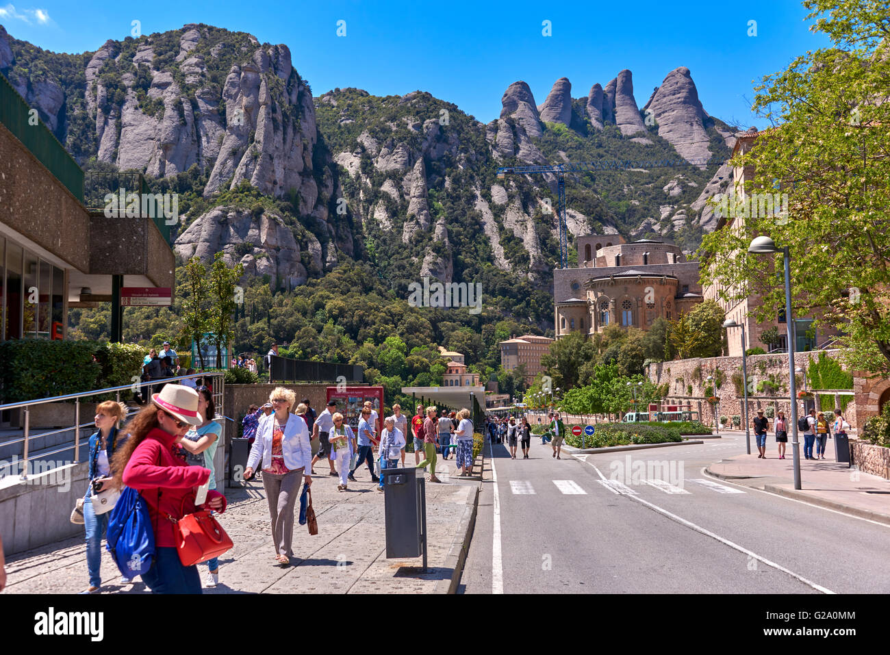 Montserrat is a multi-peaked mountain located near the city of ...