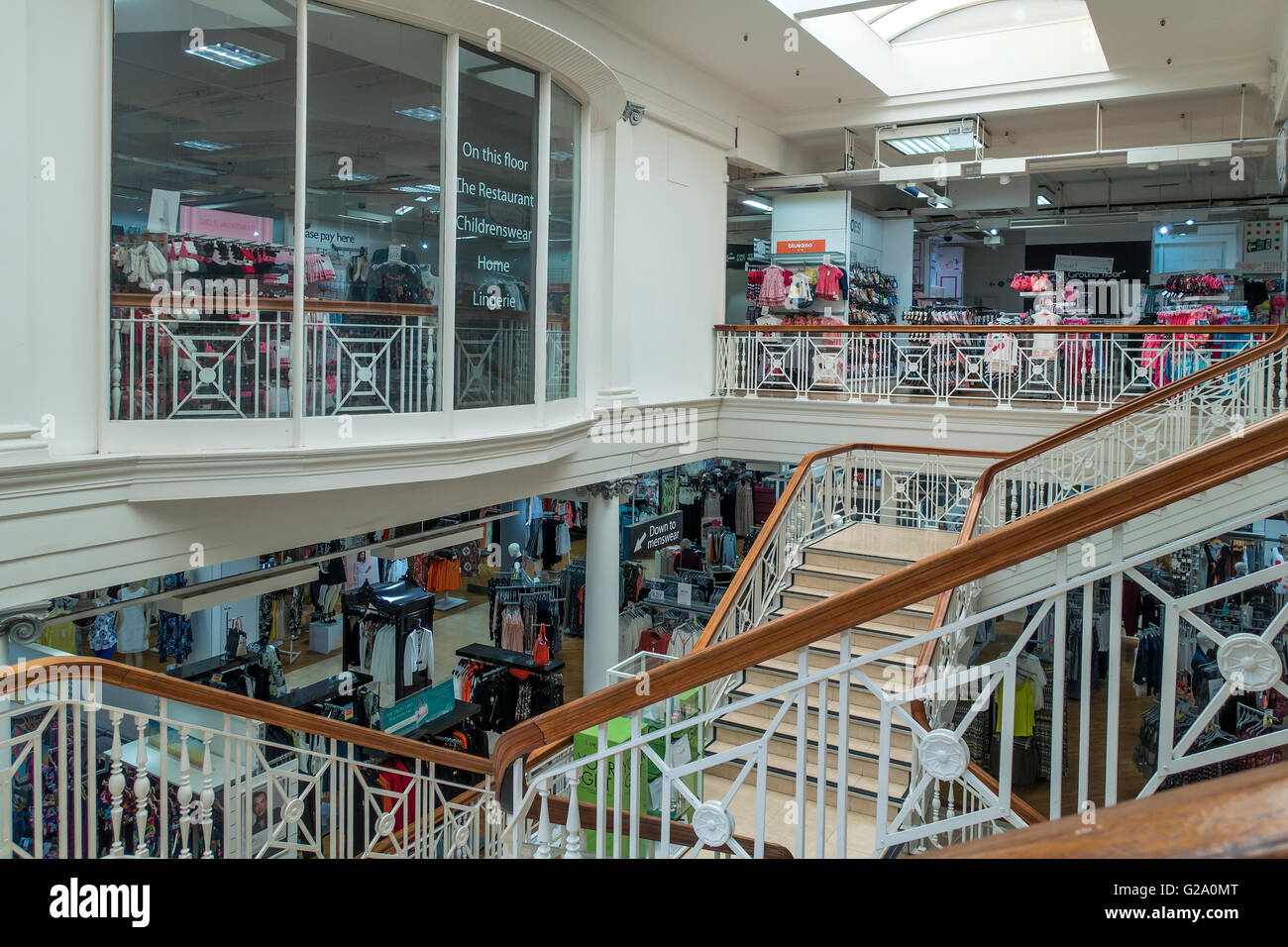 Debenhams Empty Department Store Folkestone Kent England Stock Photo ...